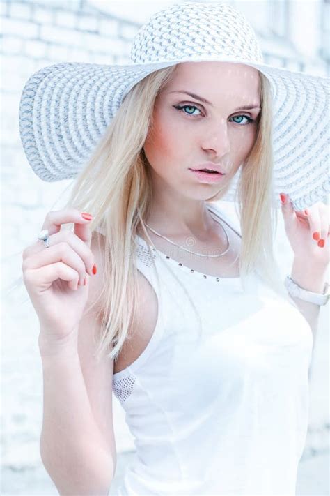 Beautiful Girl Outdoor In The Park Looking At You Stock Image Image
