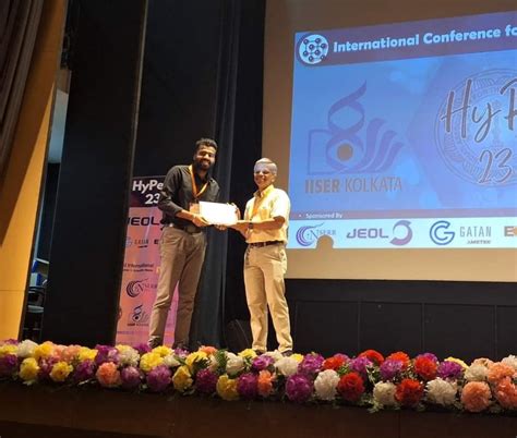 i am happy to have received one of the few best poster awards