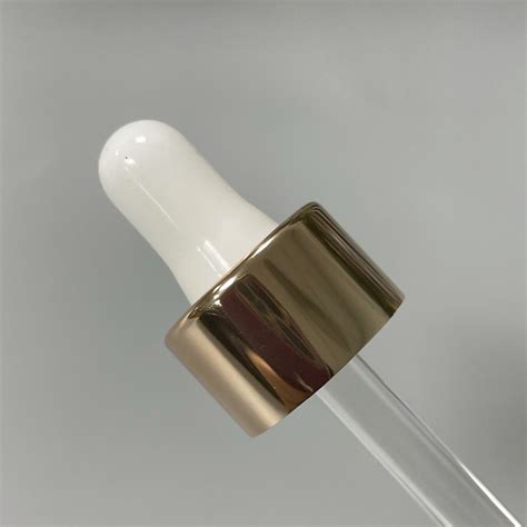 Dropper Cap For Essential Oil Bottle Gold Rose Colour