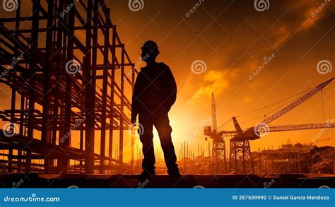 Commitment Silhouette Of A Man Running On The Stairs Vector