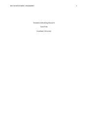 RCH 520 WEEK 7 ASSIGNMENT Simulation Modeling Researc1 Docx RCH 520