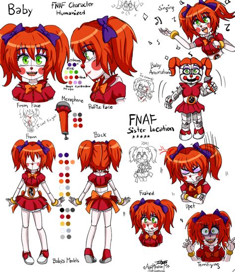 BABY FNAF SL HUMANIZED BY ADRIKONEKO By AdriKoneko Mizuiro Fnaf Baby