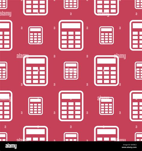 Seamless Calculator Pattern Stock Vector Image And Art Alamy