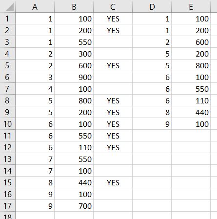 Microsoft Excel Need An Array Index Match Formula For Multiple Duplicate Results Super User