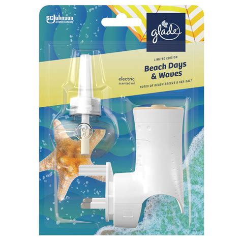 Glade Beach Days And Waves Electrical Plug Diffuser 20ml Wilko