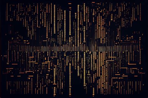 Premium Photo Scientific Technology Data Binary Code Network Conveying Connectivity