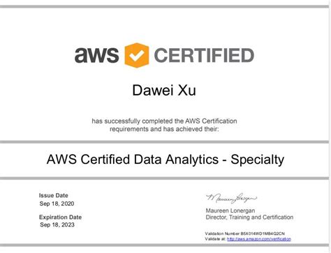 Aws Awscertified Devops Awscertification Awscloud Dataanalytics Dawei Xu