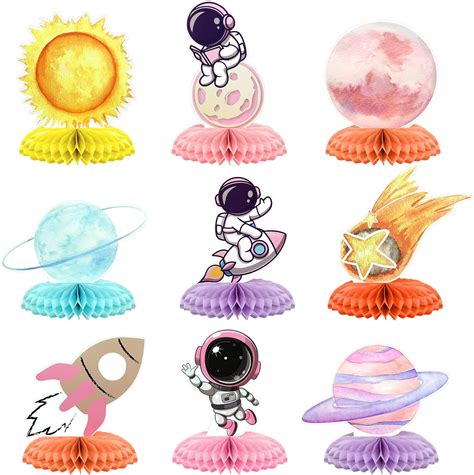 Pcs Outer Space Birthday Party Decorations Two The Ubuy India