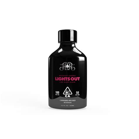 Heavy Hitters Lights Out Cbn Sleep Elixir Midnight Cherry 100ml