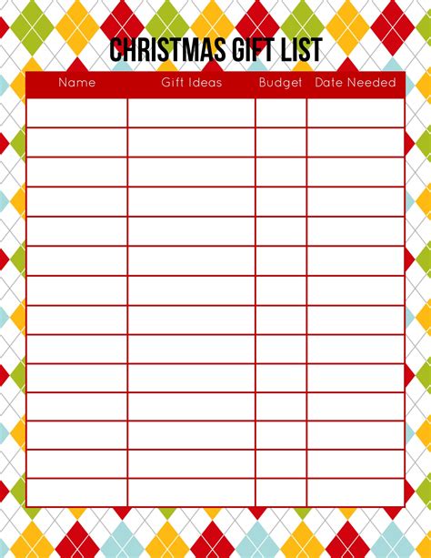 Christmas Planner Printables Free Printable Templates