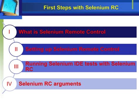 First Steps With Selenium Rc Ppt