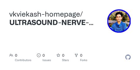Github Vkviekash Homepage Ultrasound Nerve Segmentation