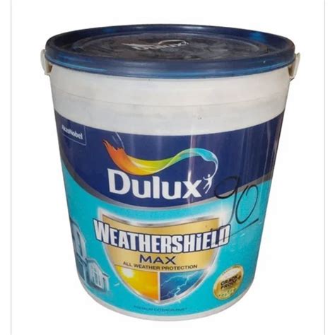 4L Dulux Paint Weathershield Max Exterior Emulsion Paint At 1120