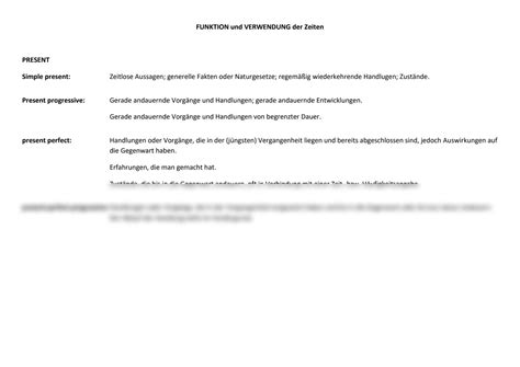 Solution All English Tenses Chart Studypool