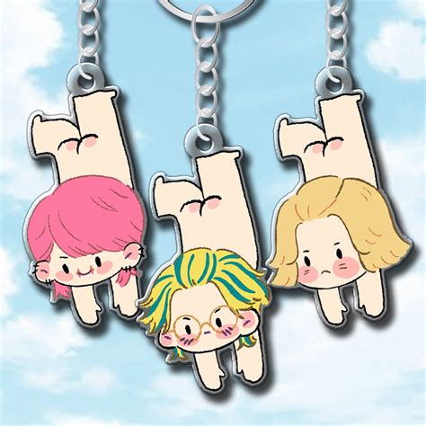 Mua Móc khóa Tokyo Revengers Chibi phong cách treo ngược dễ thương nhân