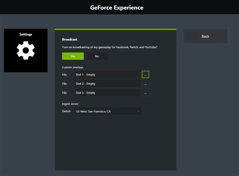 Geforce Experience Broadcasting Tutorial Geforce