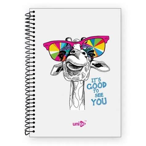 White Unigo Spiral Notebook 200 Pages Ruled At Rs 108 Piece In Delhi