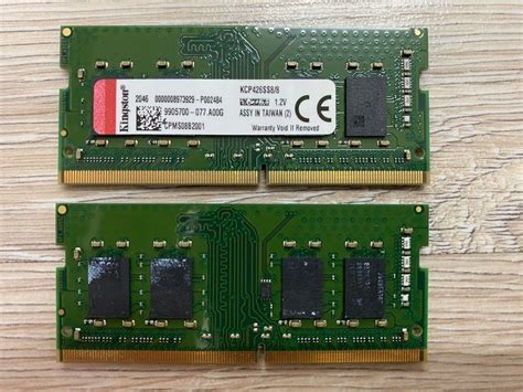 Kingston Ddr4 Sdram Ddr4 2666mhz 8gb X 2nos For Notebook Laptop