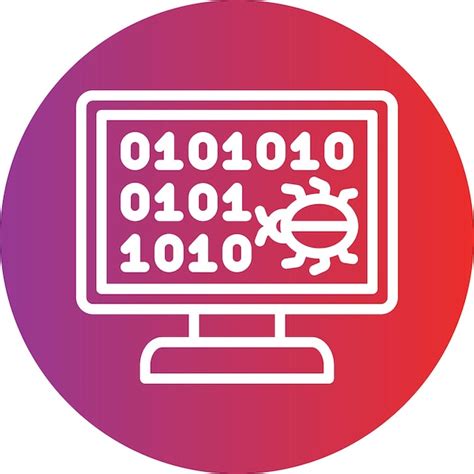 Premium Vector Hack Code Icon Style