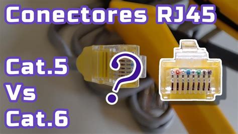 Diferença Entre Conectores Rj45 Cat5 E Cat6 Youtube