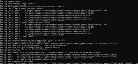 Quickfix Npm Err Gyp Verb Check Python Checking For Python Executable