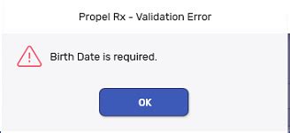 Required Patient Fields