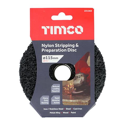 Timco 115 X 22 23 Nylon Stripping And Preparation Disc