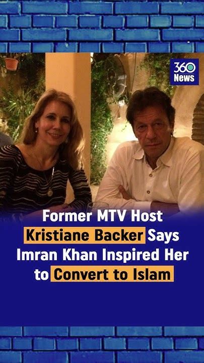 Former Mtv Host Kristiane Backer Says Imran Khan Inspired Her To