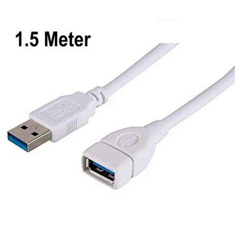 White Pvc Meter Usb Extension Cable At Piece In Valsad Id