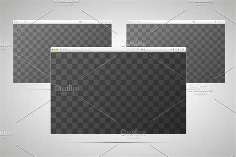 Mock Up Of Browsers Windows Web Mockup Mockup Design Templates