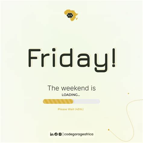Codegarageafrica On Linkedin Weekend Comment T Codegarageafrica