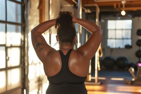 Premium Photo Embracing Body Positivity From A Gymgoers Perspective