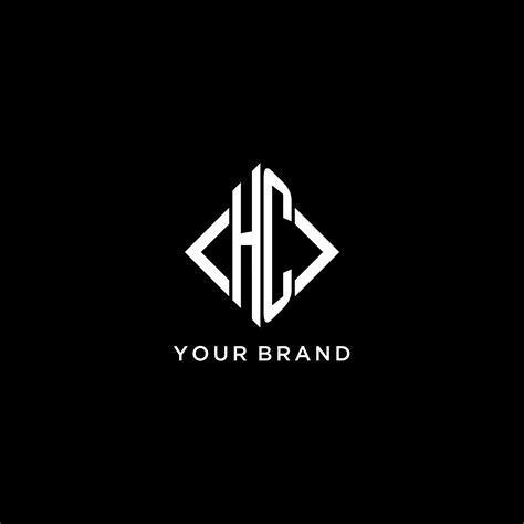 HC Initial Monogram With Rhombus Shape Logo Design Vector Art At Vecteezy