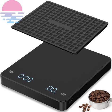 Coffee Scale With Timer High Precision Espresso Tray Scale 250mah Rechargeable Drip Espresso