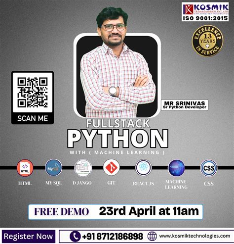 Kosmik Technologies 🚀 Master Full Stack Development With Python 💻 We