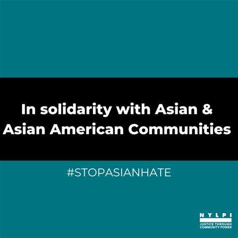 In Solidarity With The Victims Of The Atlanta Shooting And All Members