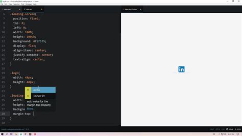 linkedin loading animation using only html and css