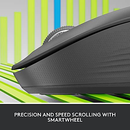 Logitech Signature M Wireless Mouse Graphite Office Depot