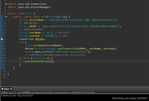 Java Eclipse连接sql Server 2019并从数据库中读取表中数据java连接mssqlserver2019对应的jar包