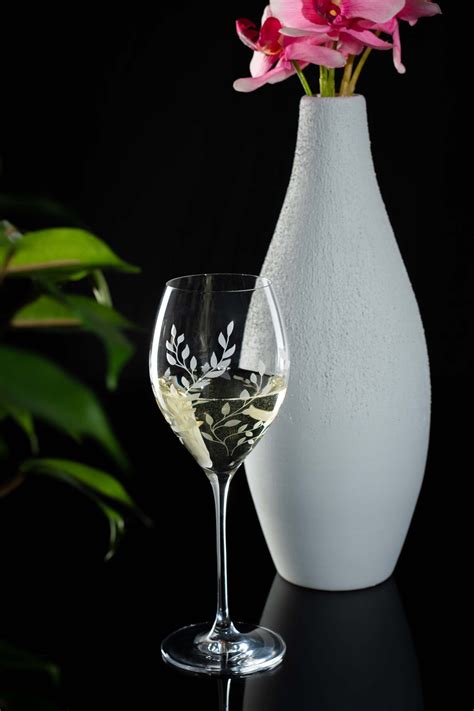 Crystal Wine Glasses ‘breeze Pair Diamante Home