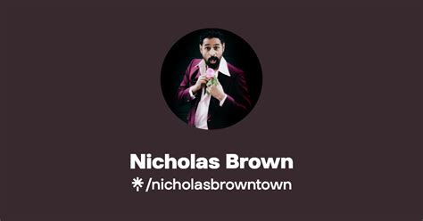 Nicholas Brown Instagram Facebook Tiktok Linktree