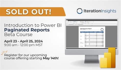 Iteration Insights On Linkedin Our Introduction To Power Bi Paginated