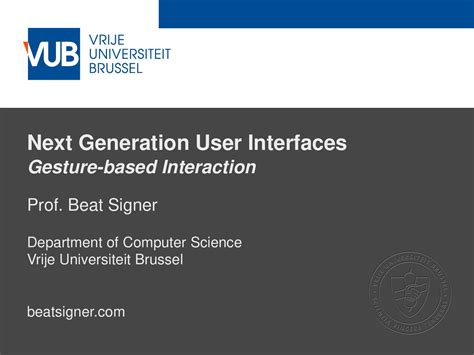 gesture based interaction lecture 6 next generation user interfaces