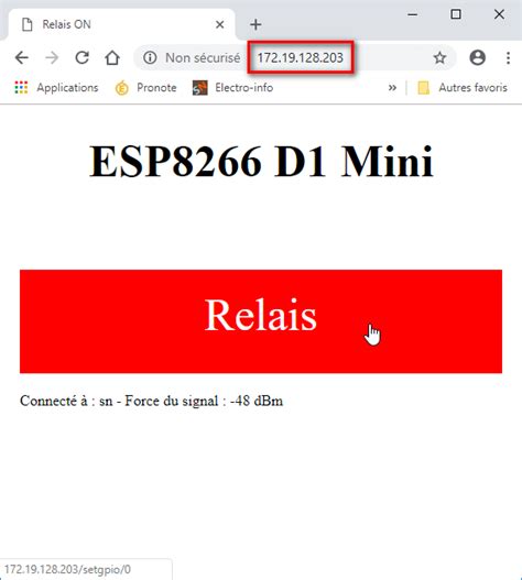 Premiers Pas Avec Arduino D Mini Esp
