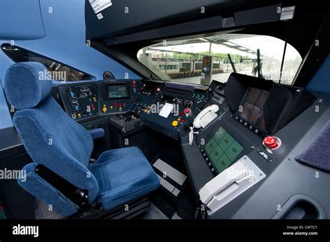Interior View Of The Drivers Cab Of A Southeastern Class 395 Olympic Javelin High Speed Train