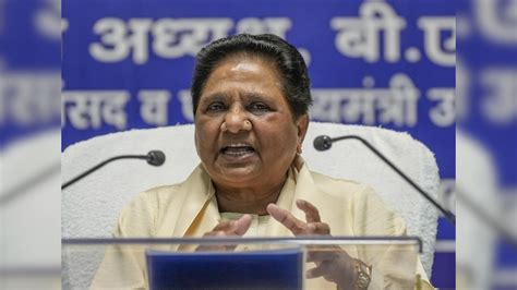 Bjp Has Adopted Anti Scst Stance India Bloc Silent On Issue Mayawati