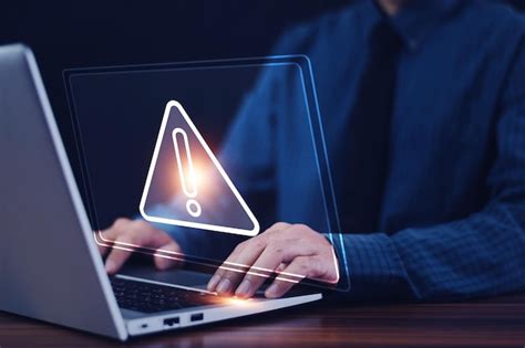 Premium Photo Cyber Security And Cybercrime System Hacked Warning