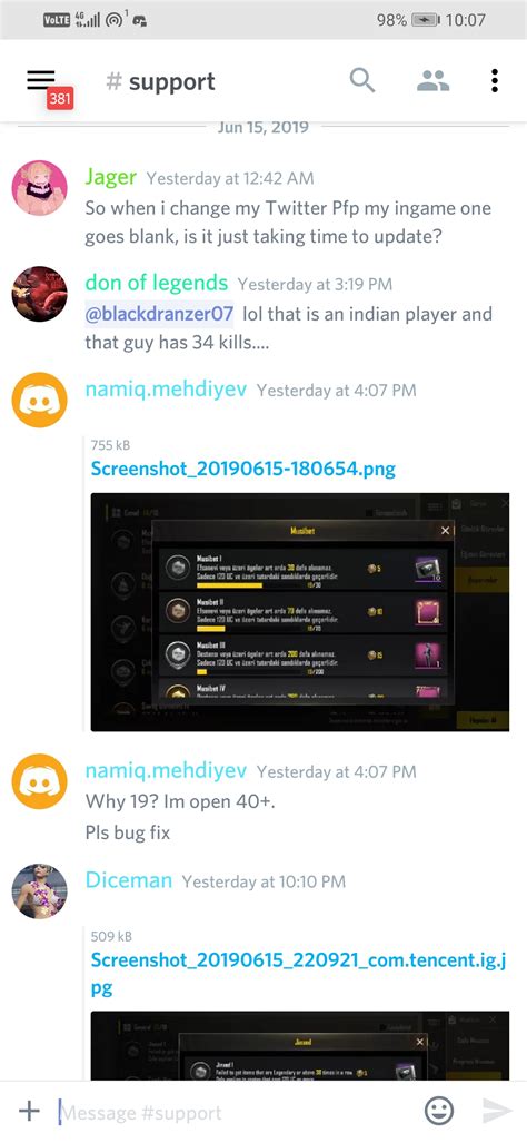 i see someone else i the other discord complaining aboth the same thing