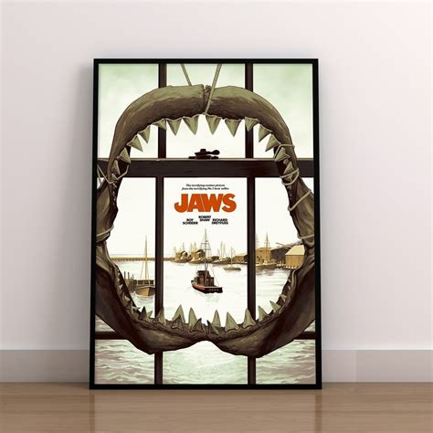 Jaws Poster Wall Art Wall Prints Home Decor Classic Matte Paper Print