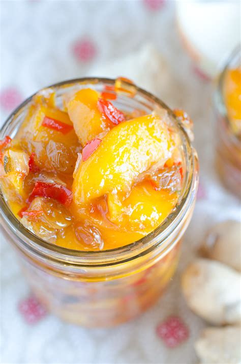 Fresh Peach Chutney Recipe